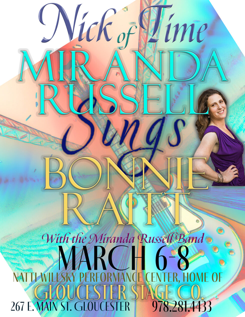 Nick of Time: Miranda Russell Sings Bonnie Raitt - The Gloucester Stage ...